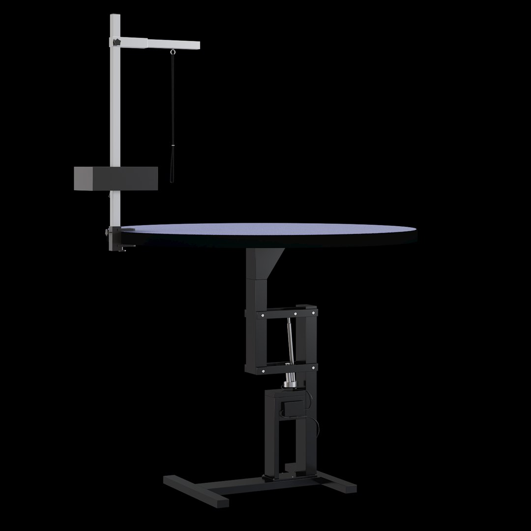 3D Model Electric Round Grooming Table By Balkoner - TurboSquid 2322328