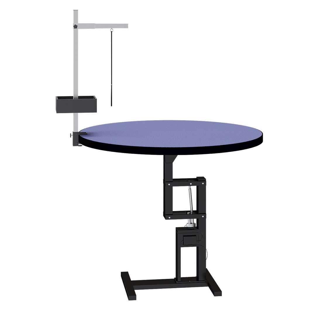 3D Model Electric Round Grooming Table By Balkoner - TurboSquid 2322328