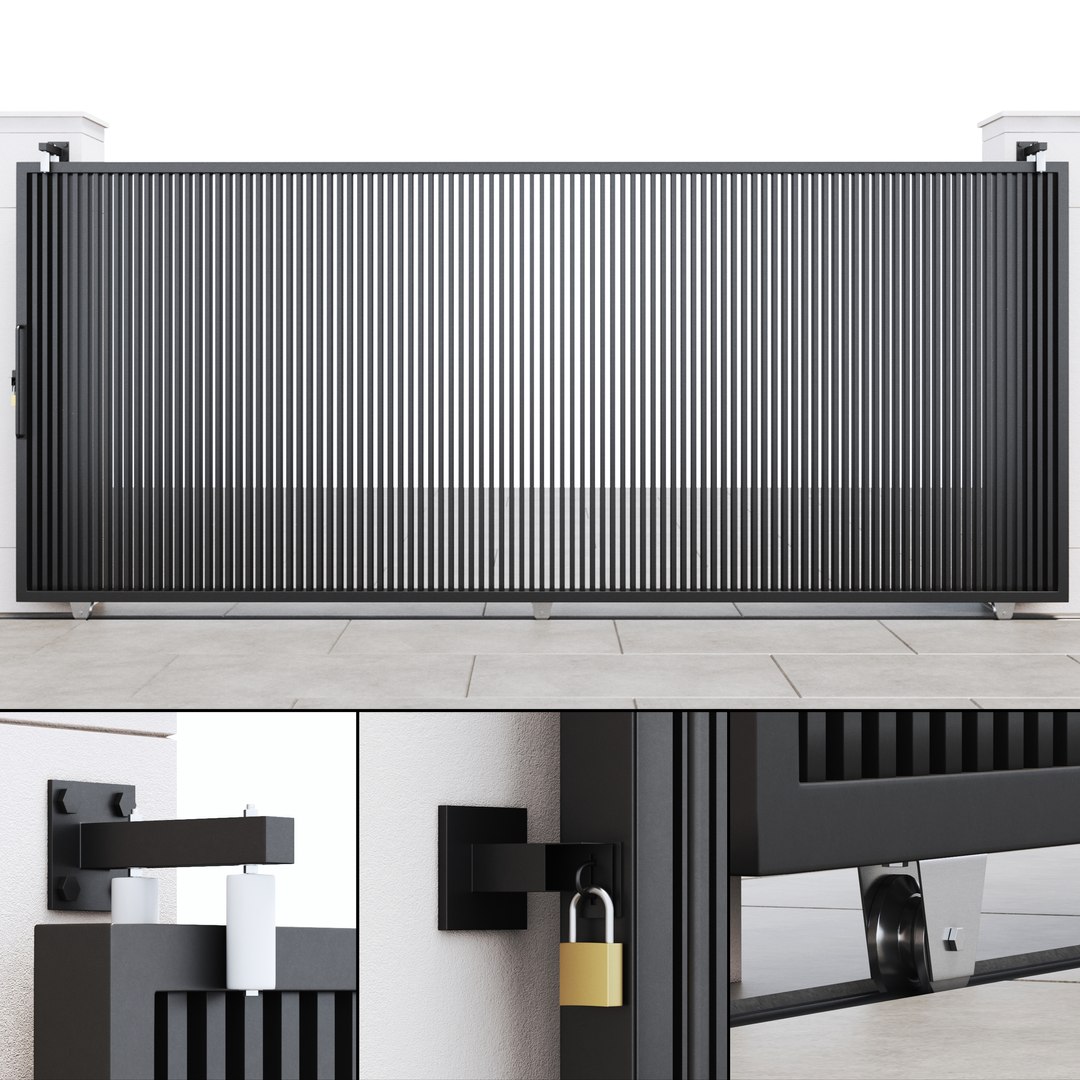 MS Slider Gate 2 3D model - TurboSquid 2061953