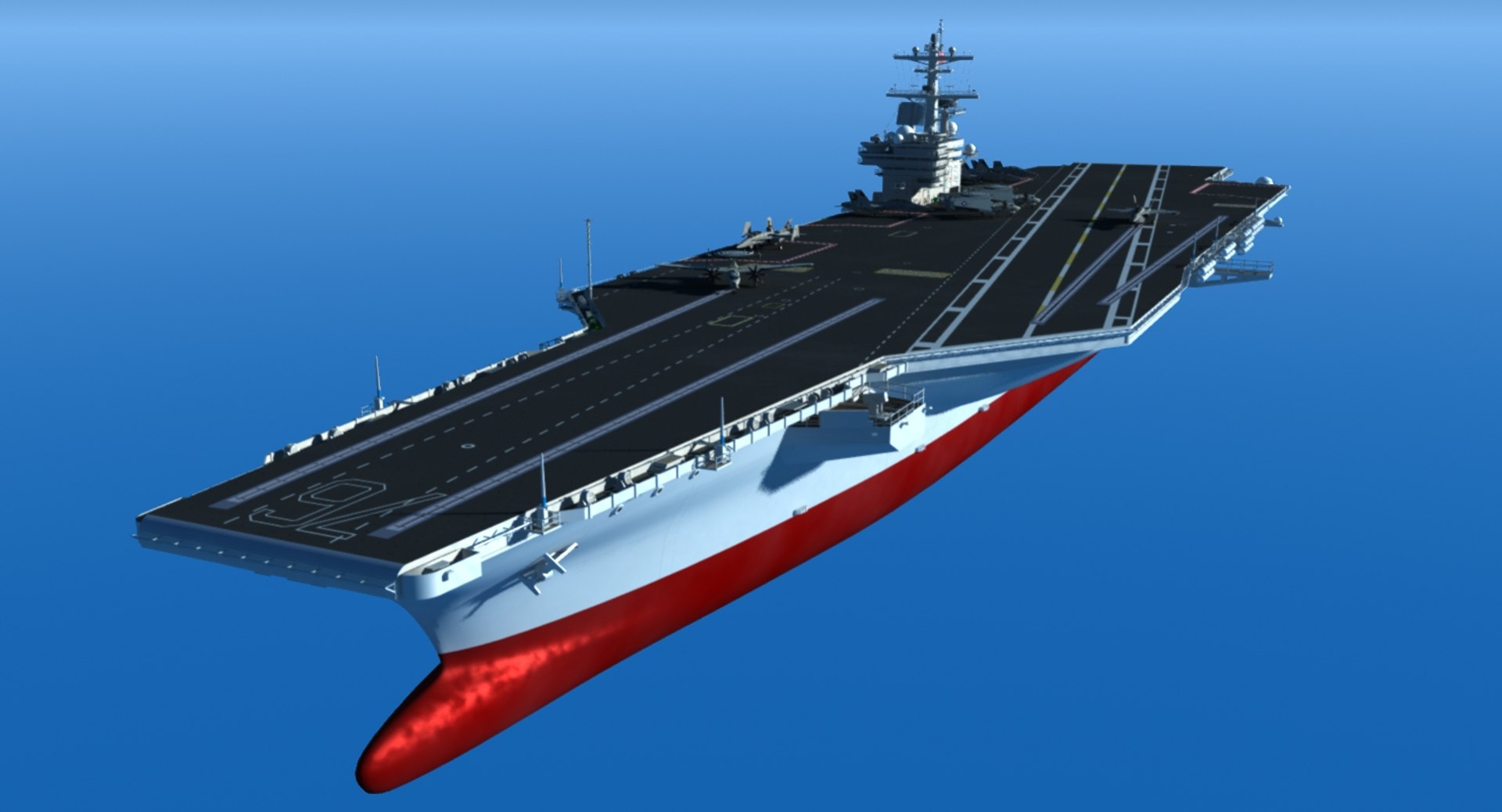 3d Uss Ronald Reagan Cvn-76
