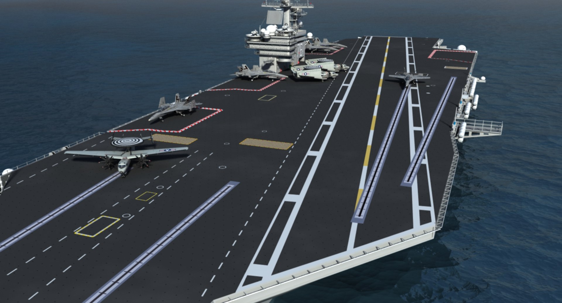 3d Uss Ronald Reagan Cvn-76
