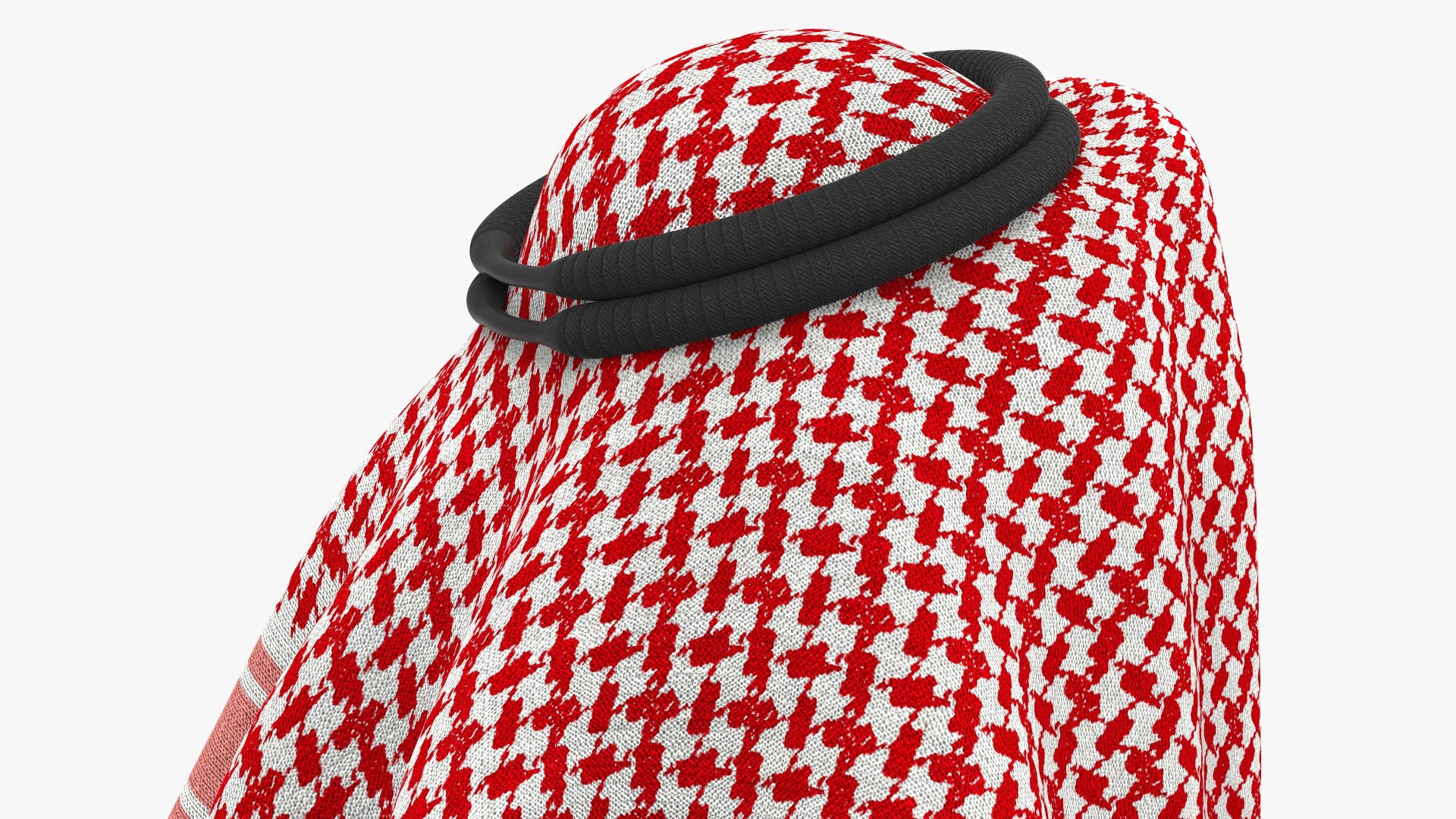 3D Arab-Emirates Turban Scarf Keffieh Model - TurboSquid 2184676