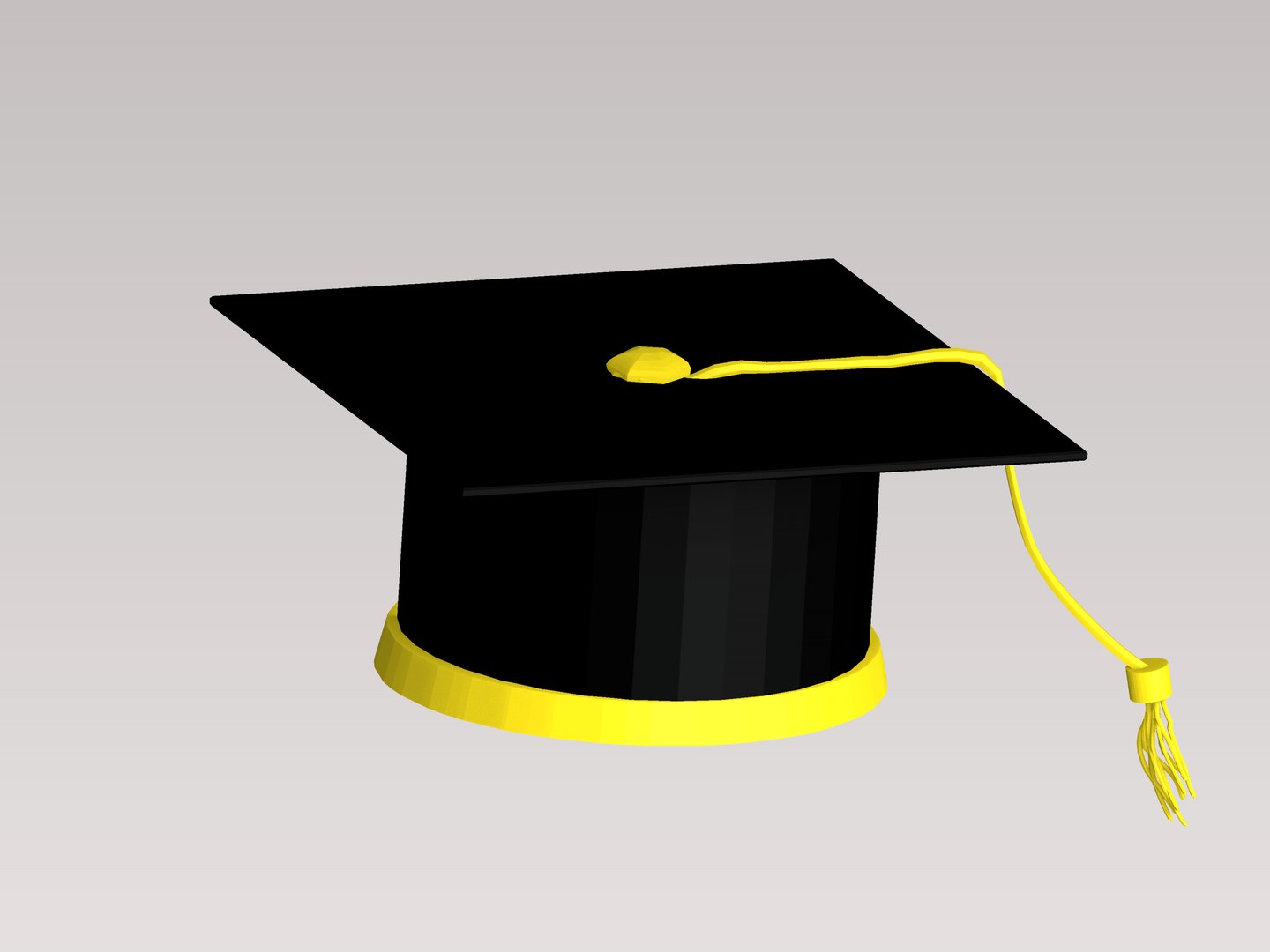 3D Graduation Cap - TurboSquid 2221155