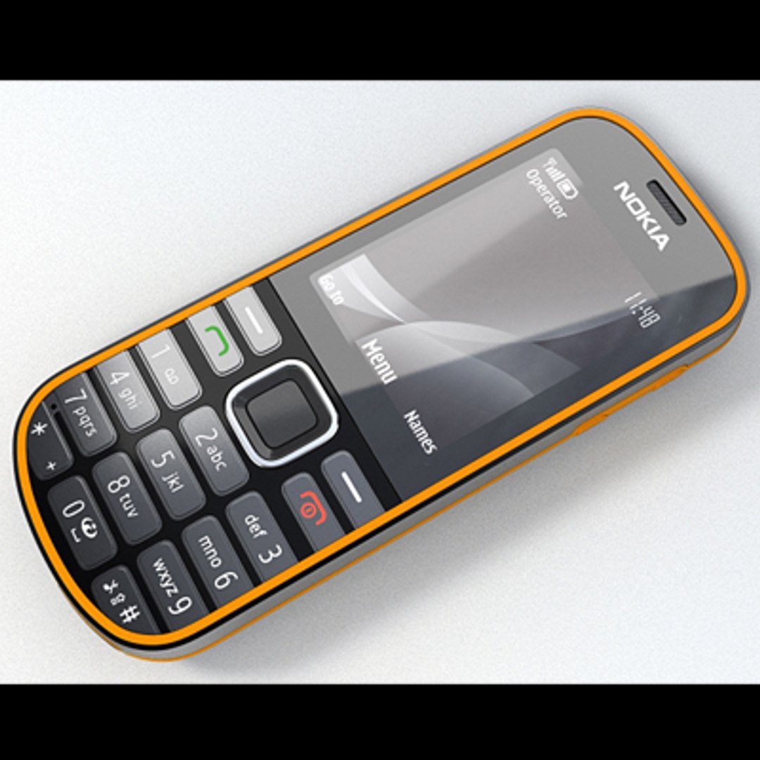 nokia 3720 classic 3d obj