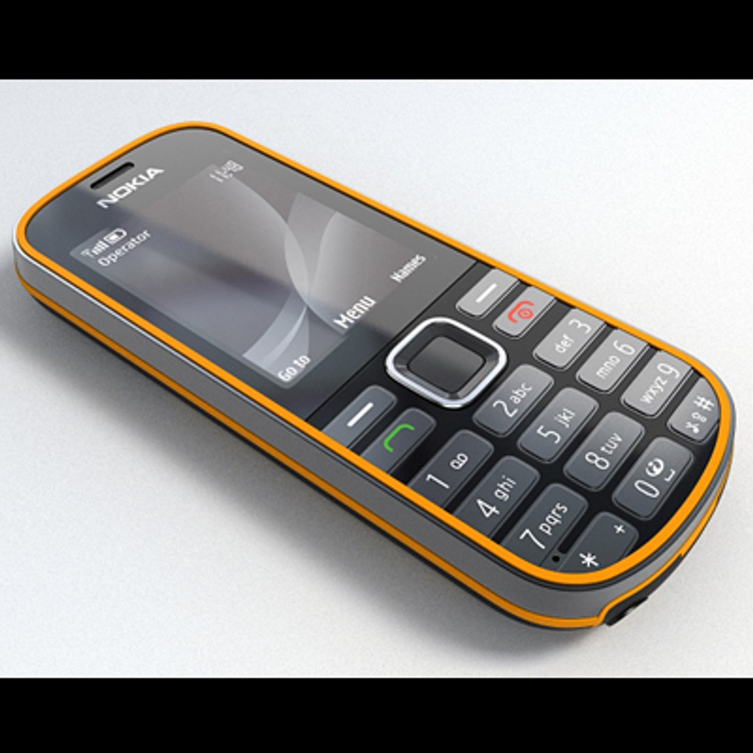 nokia 3720 classic 3d obj