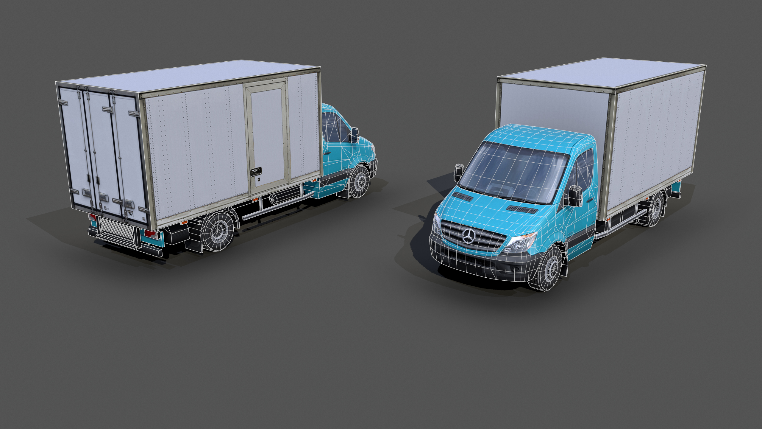 3D Mercedes Sprinter Cargo Box s04 2016 - TurboSquid 1827803