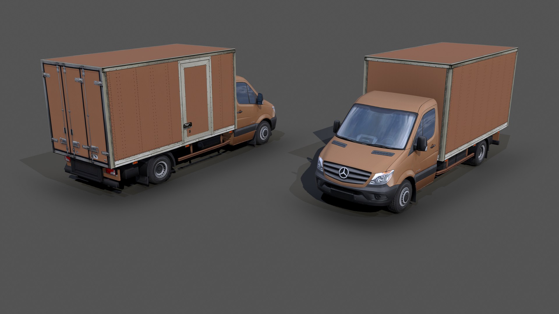 3D Mercedes Sprinter Cargo Box s04 2016 - TurboSquid 1827803