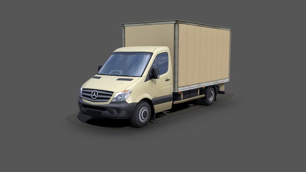3D Mercedes Sprinter Cargo Box s04 2016 - TurboSquid 1827803