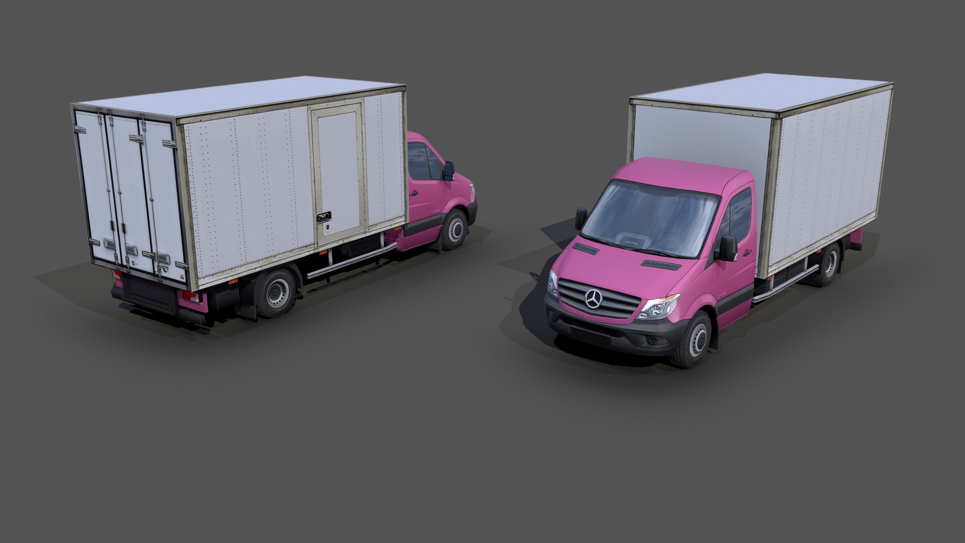 3D Mercedes Sprinter Cargo Box s04 2016 - TurboSquid 1827803