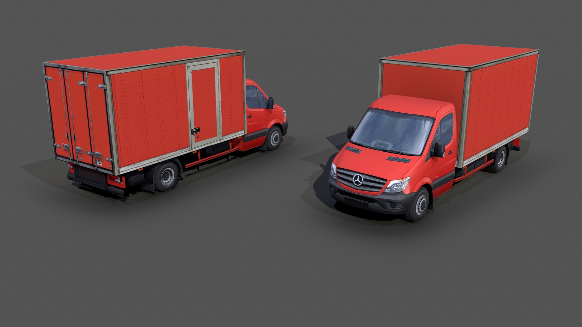 3D Mercedes Sprinter Cargo Box s04 2016 - TurboSquid 1827803