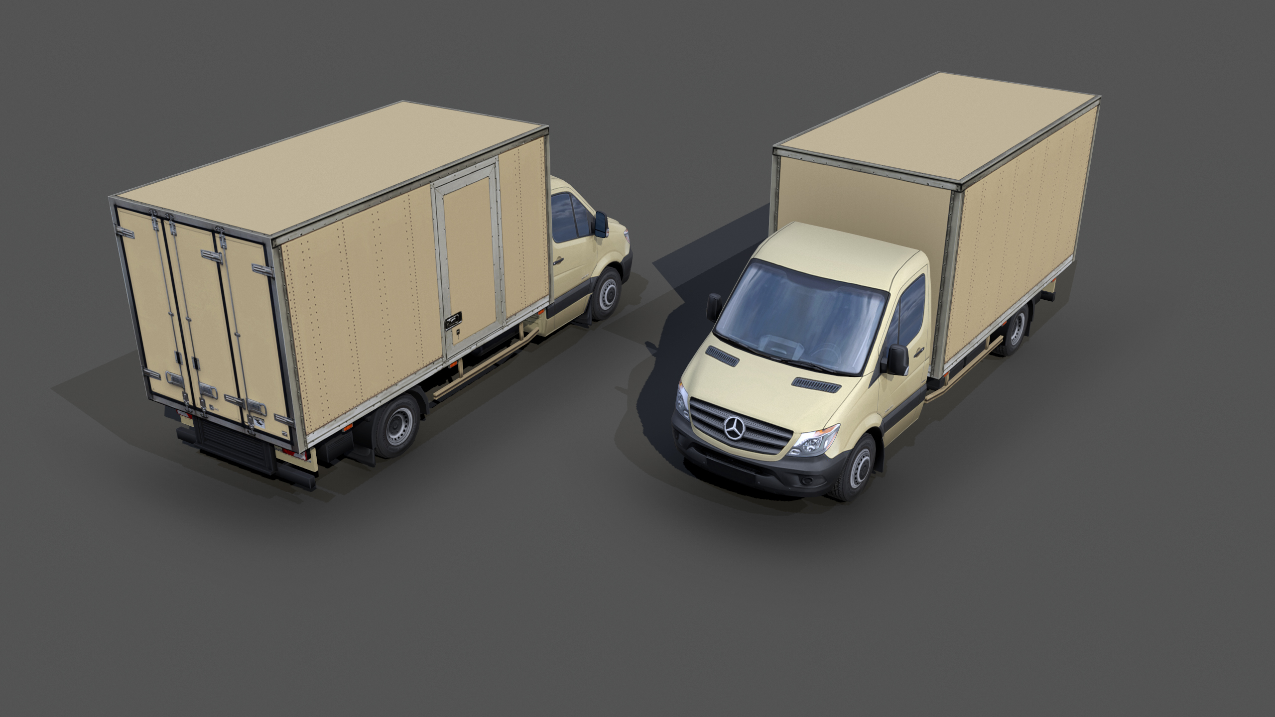3D Mercedes Sprinter Cargo Box s04 2016 - TurboSquid 1827803