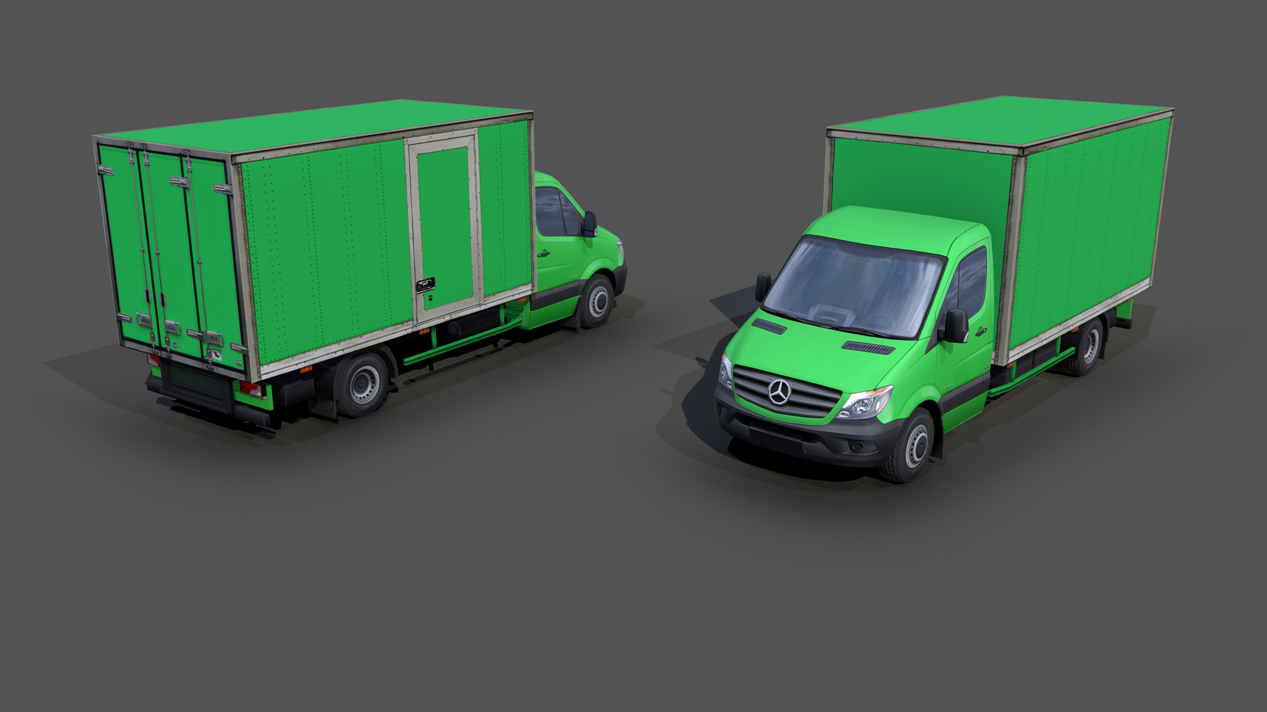 3D Mercedes Sprinter Cargo Box s04 2016 - TurboSquid 1827803