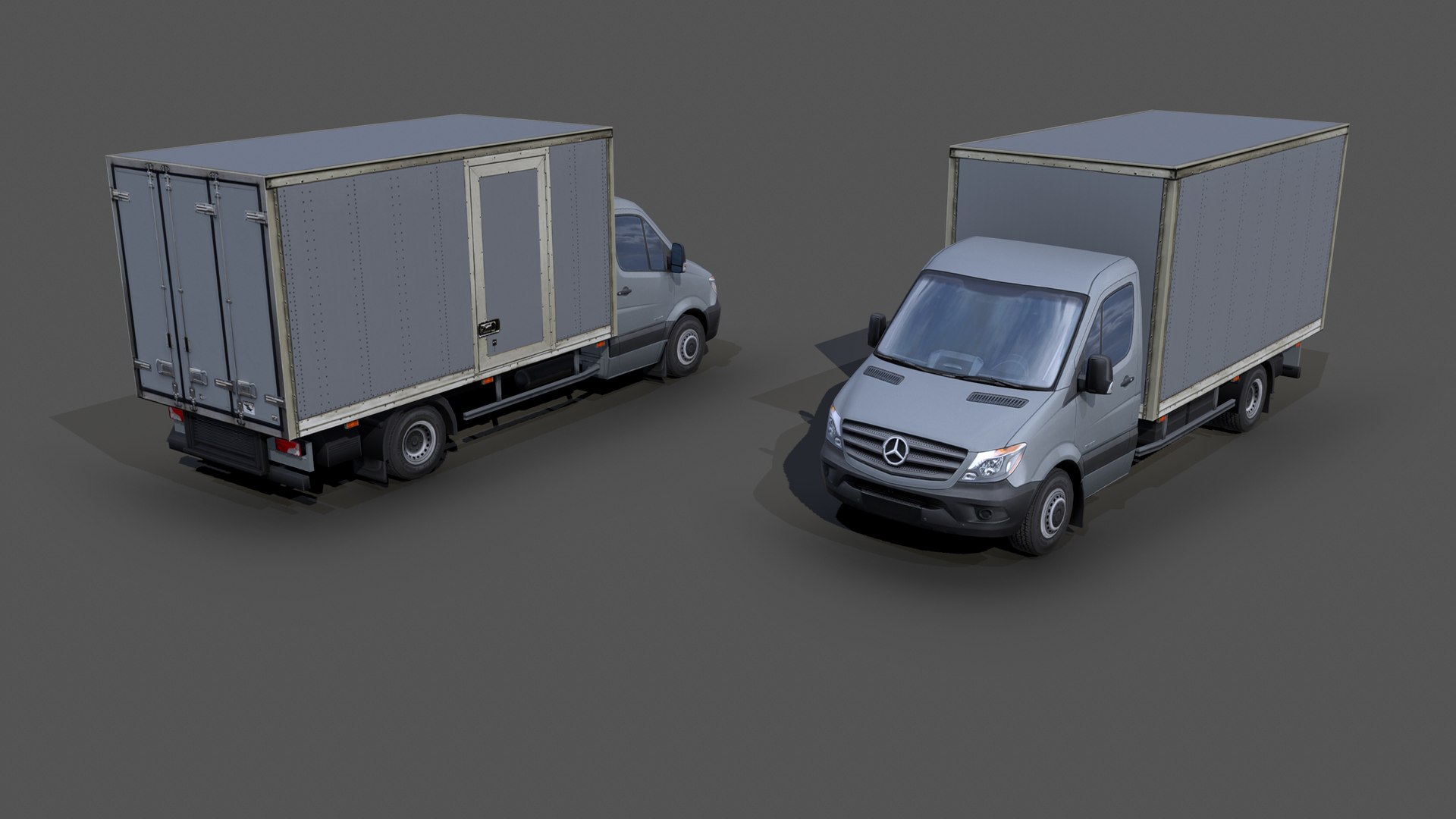 3D Mercedes Sprinter Cargo Box s04 2016 - TurboSquid 1827803
