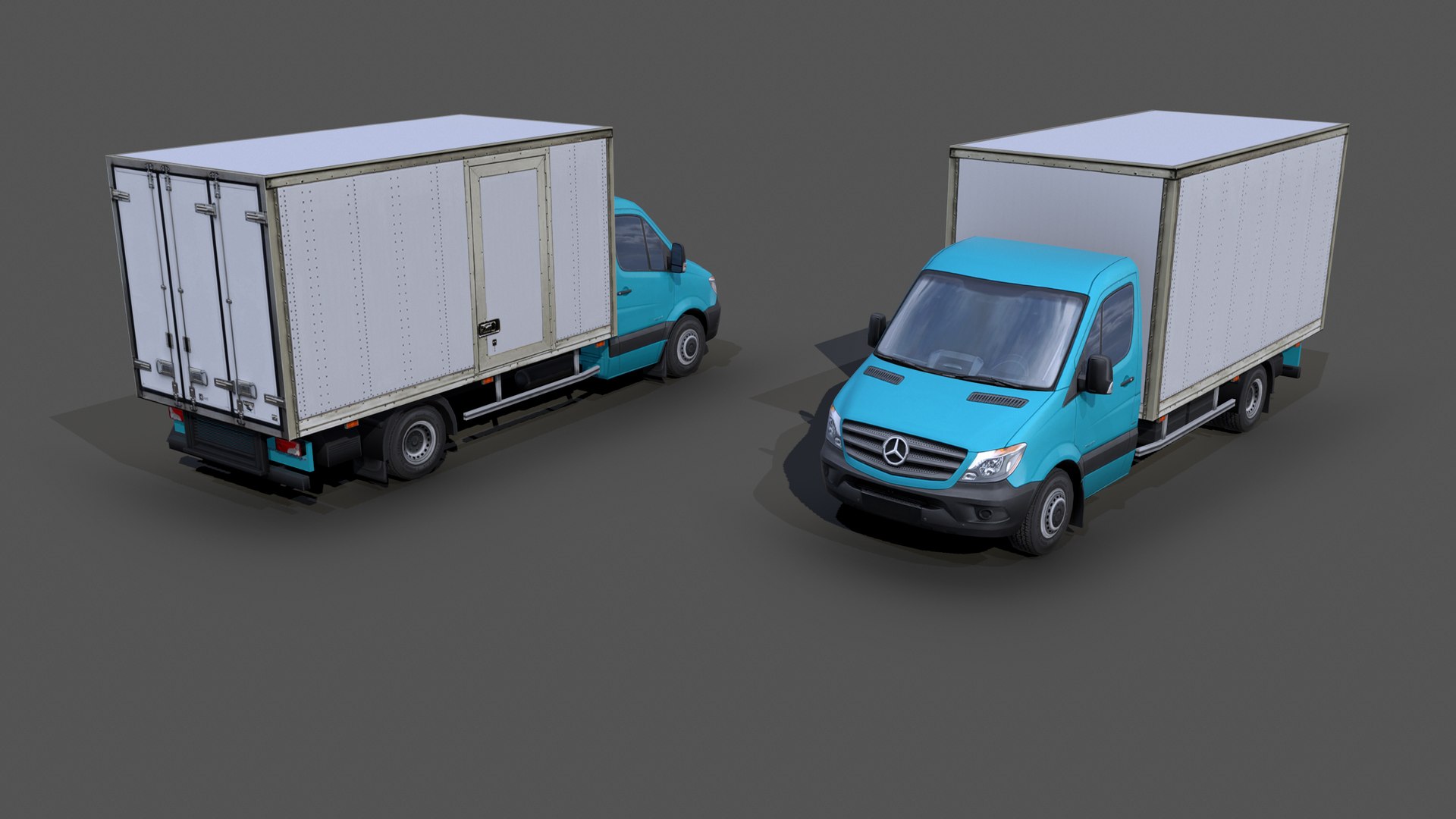 3D Mercedes Sprinter Cargo Box s04 2016 - TurboSquid 1827803