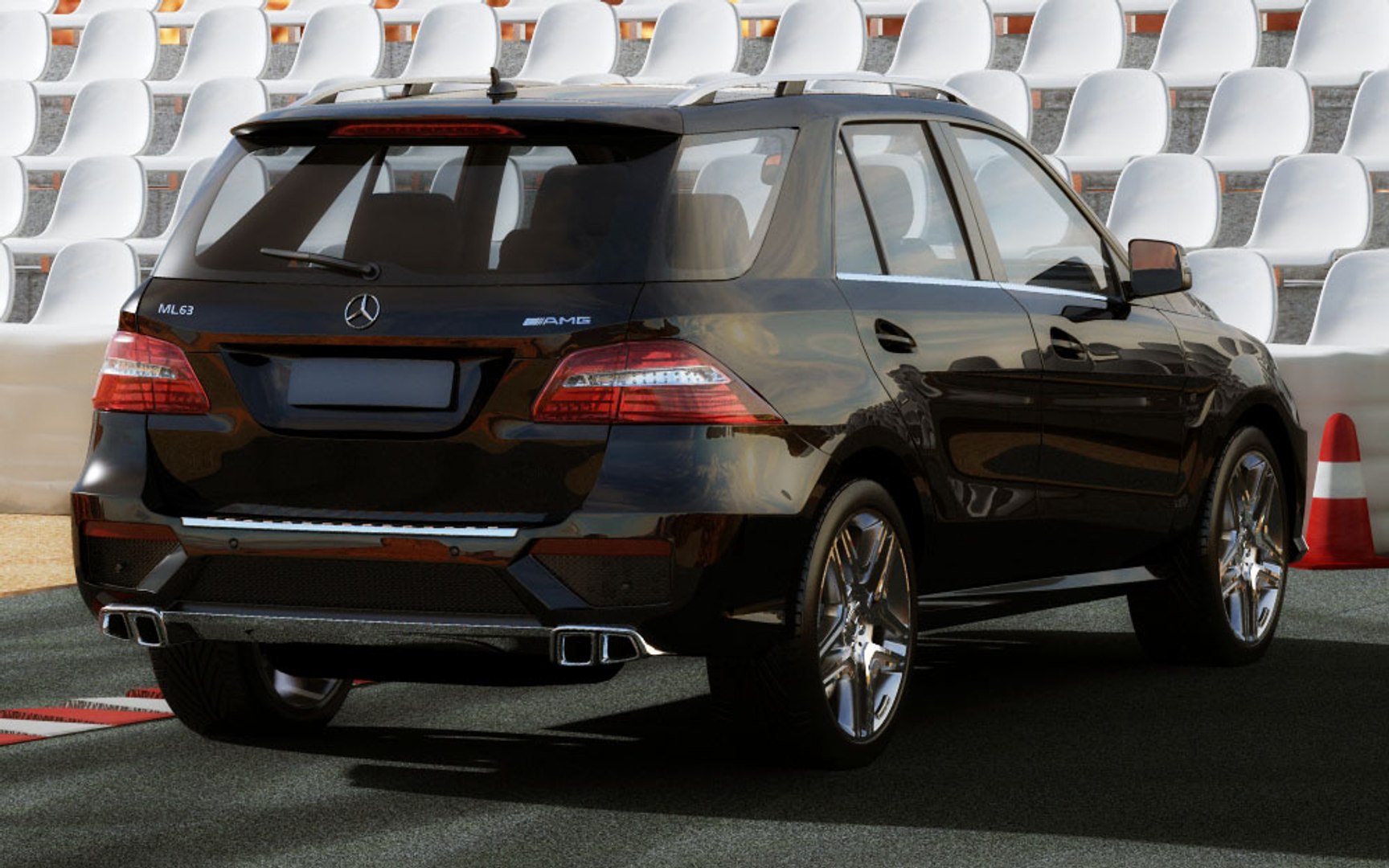 Mercedes Ml63 63 3d Max