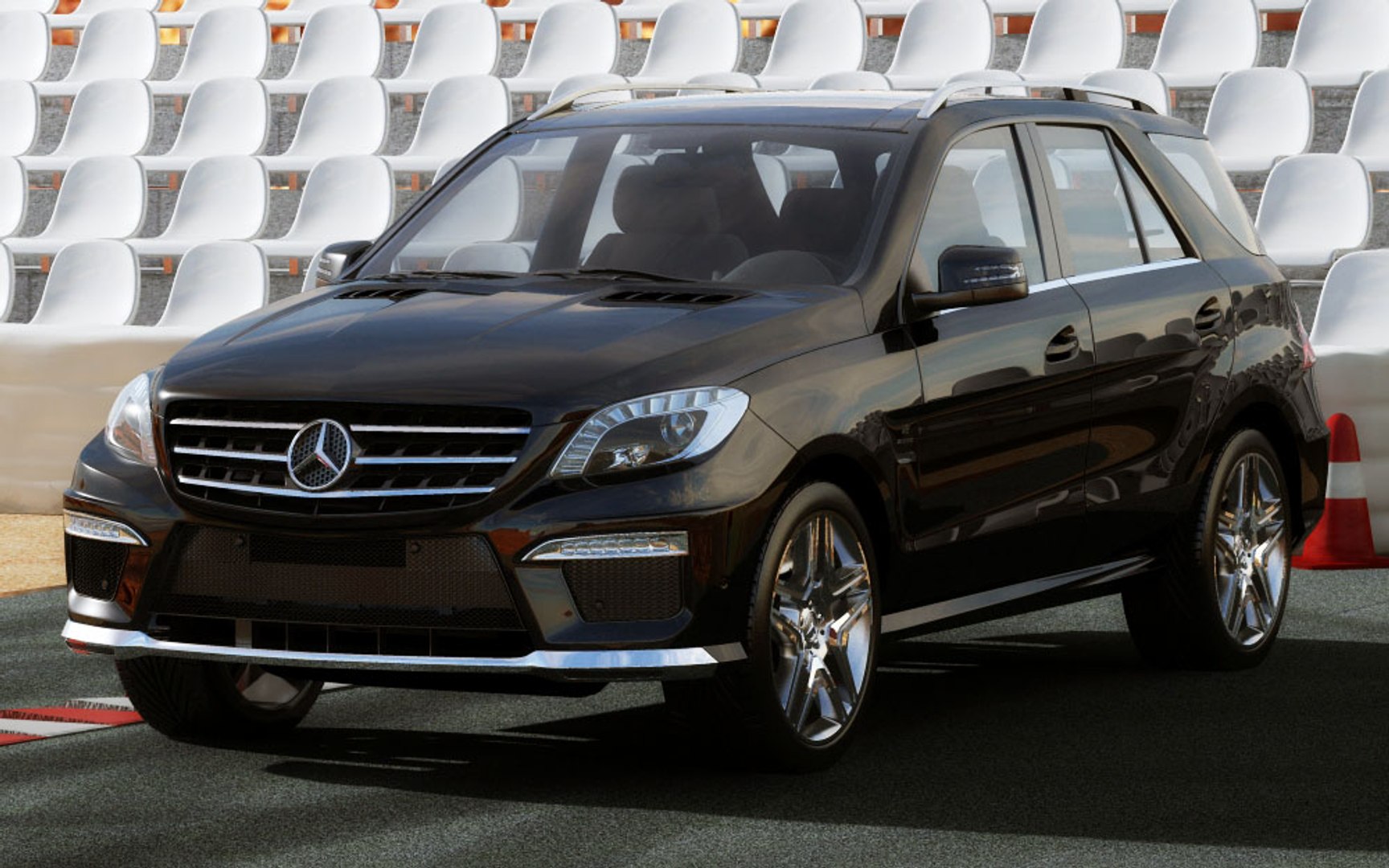 Mercedes Ml63 63 3d Max