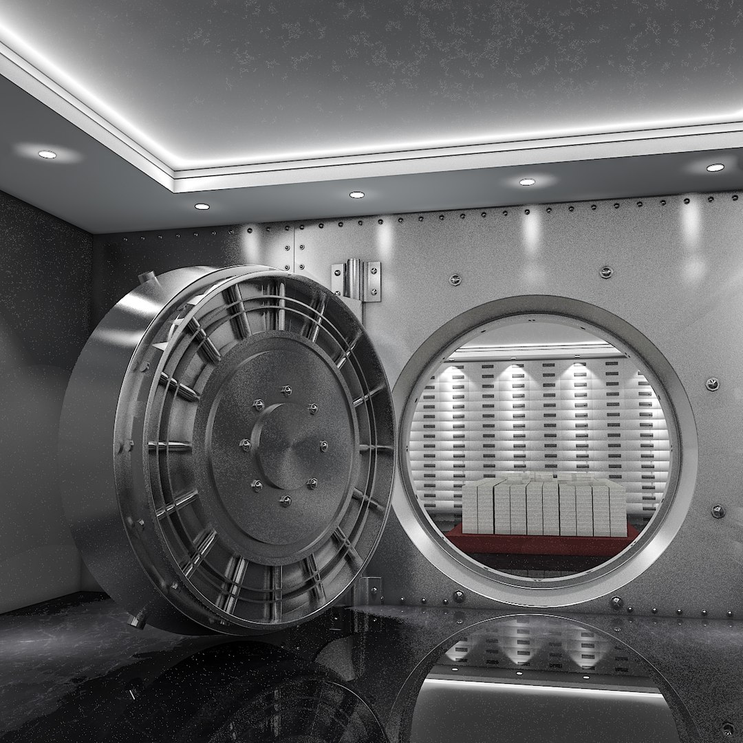 3D Bank Vault Coins - TurboSquid 1392298