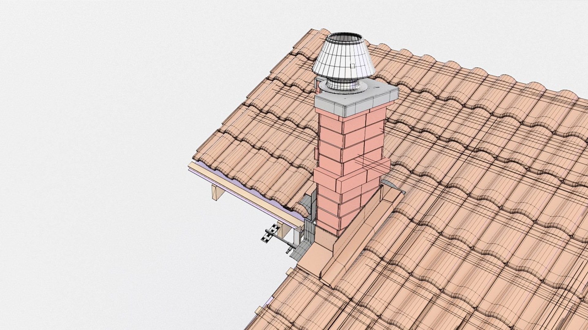Chimney block model - TurboSquid 1529216