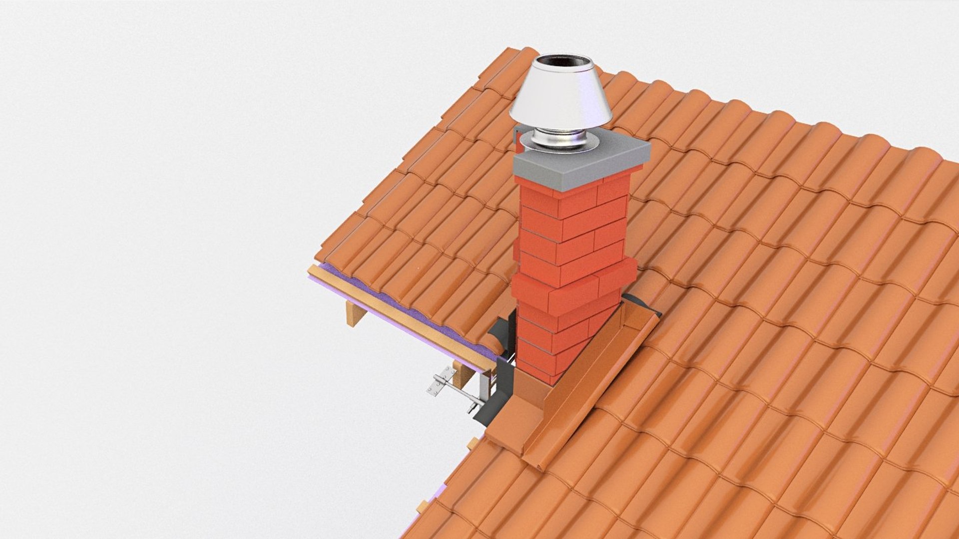 Chimney block model - TurboSquid 1529216
