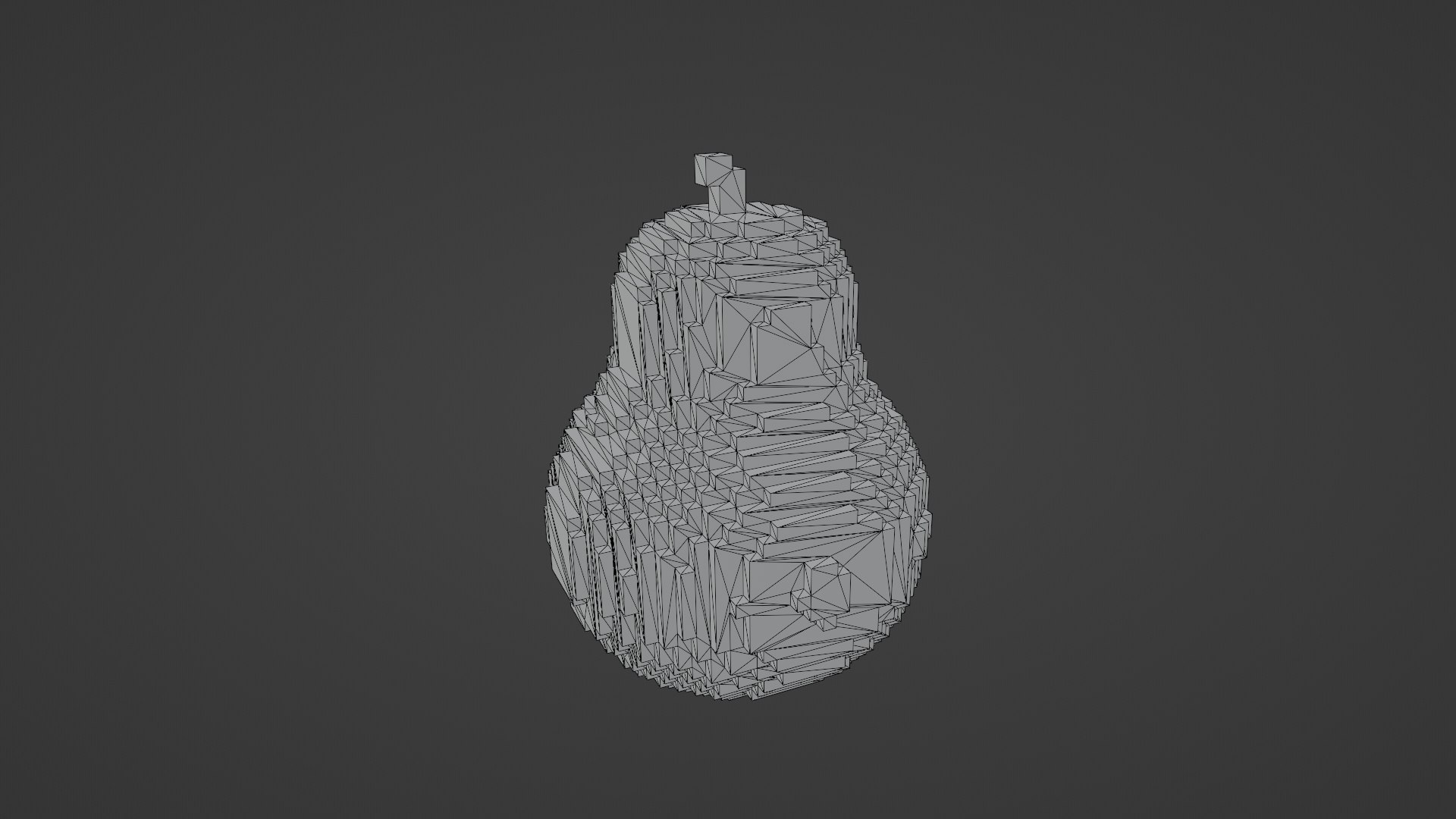 Voxel Pear 3D Model - TurboSquid 1934514