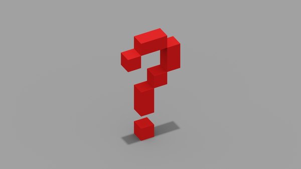 Voxel Question Mark 3D model - TurboSquid 1854924