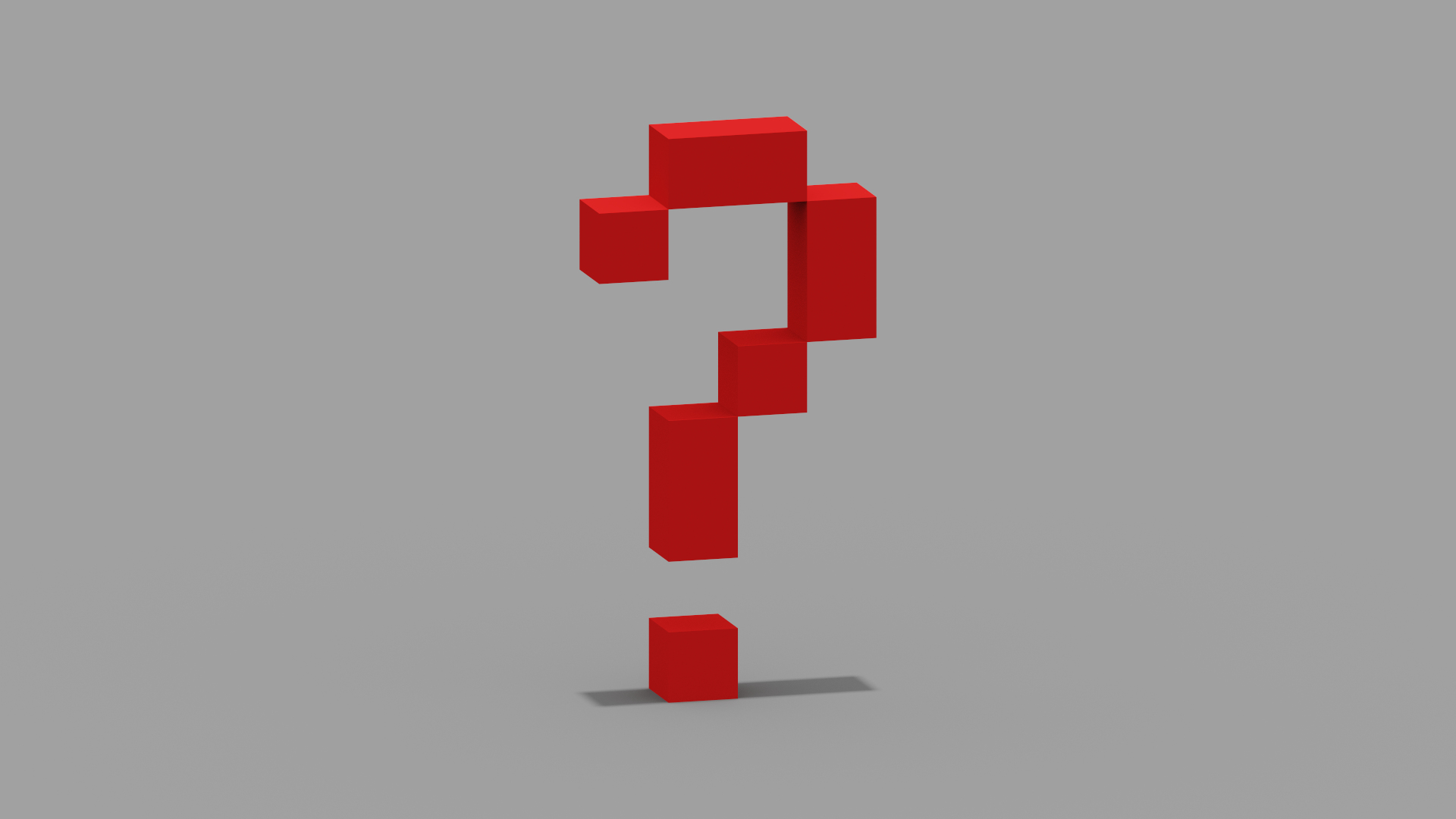 Voxel Question Mark 3D Model - TurboSquid 1854924