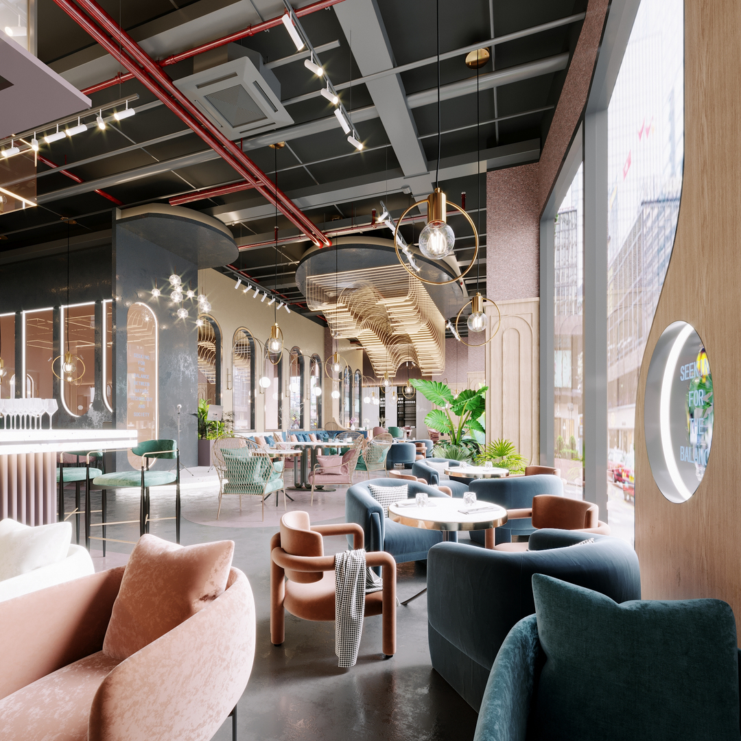 Cafe Design Collection 07 3D 모델 - TurboSquid 1887374