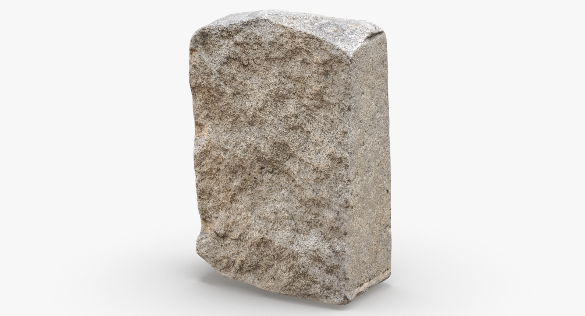 3D Medieval Stone Block Piece Model - TurboSquid 1530114