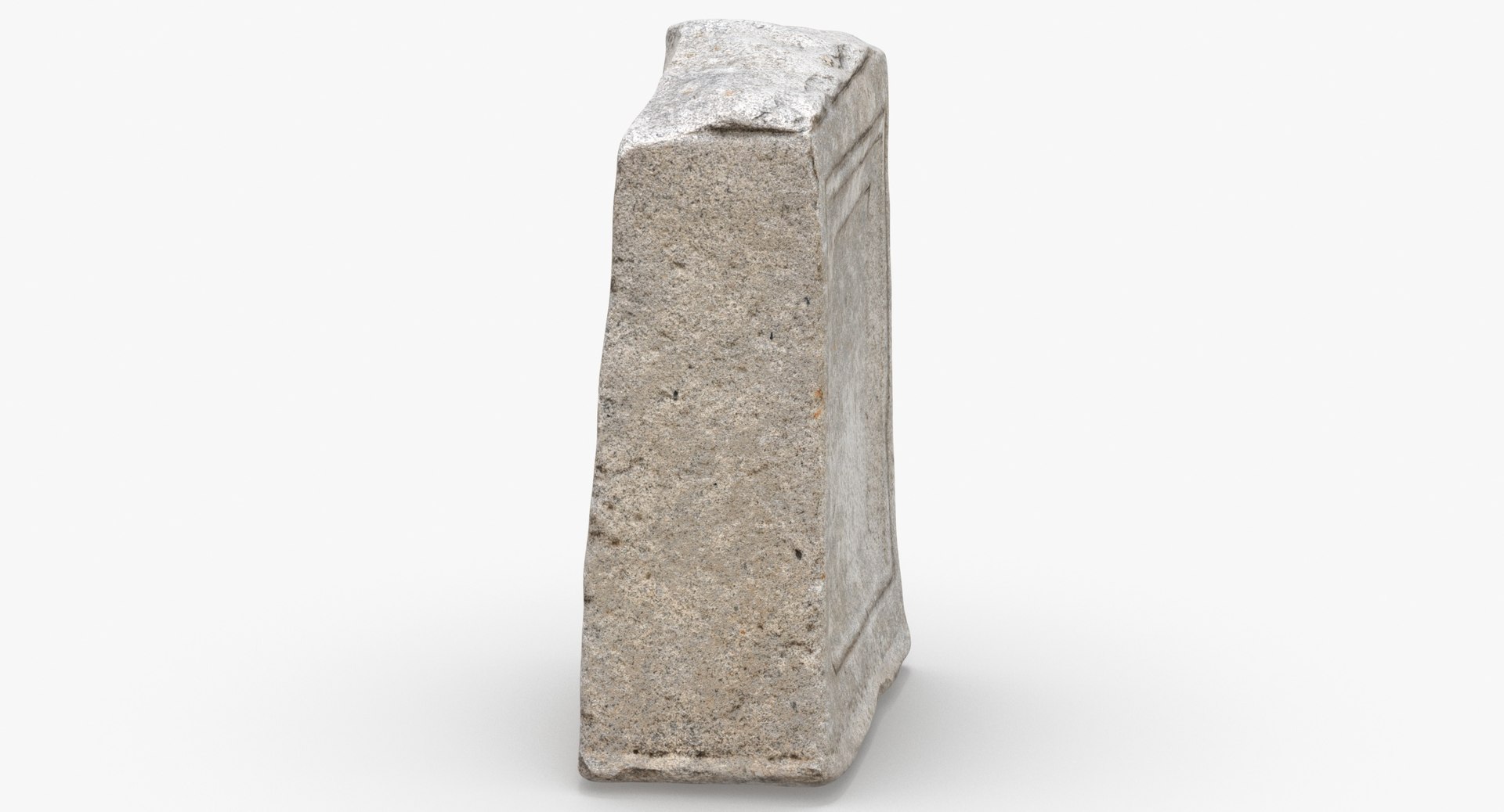 3D Medieval Stone Block Piece Model - TurboSquid 1530114