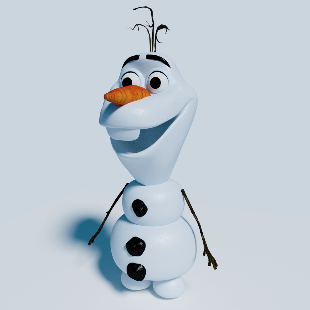 Olaf Frozen 3D Model - TurboSquid 1320745