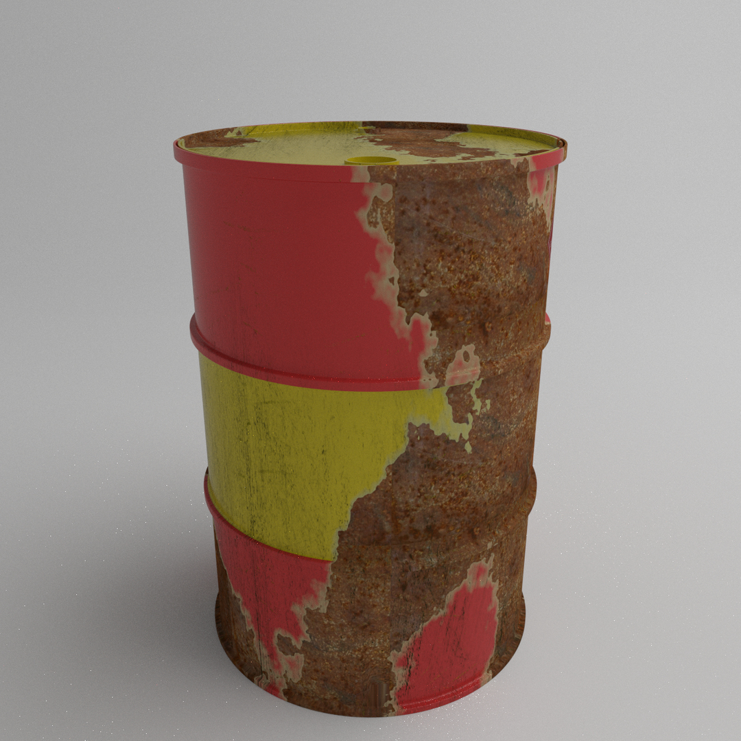 3D 200l Barrel - TurboSquid 1165189