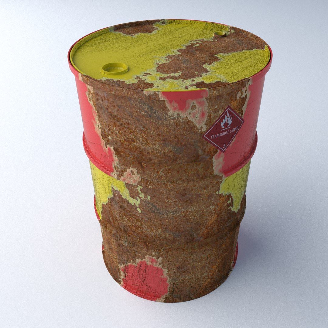 3D 200l Barrel - TurboSquid 1165189