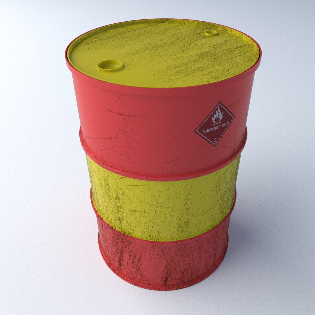 3D 200l Barrel - TurboSquid 1165189