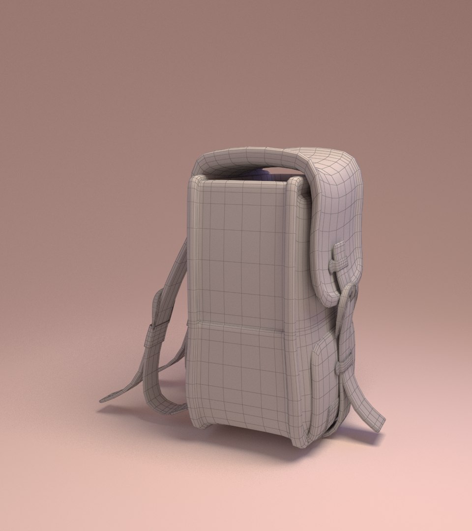 3D Stylized Backpack Model - TurboSquid 2018810