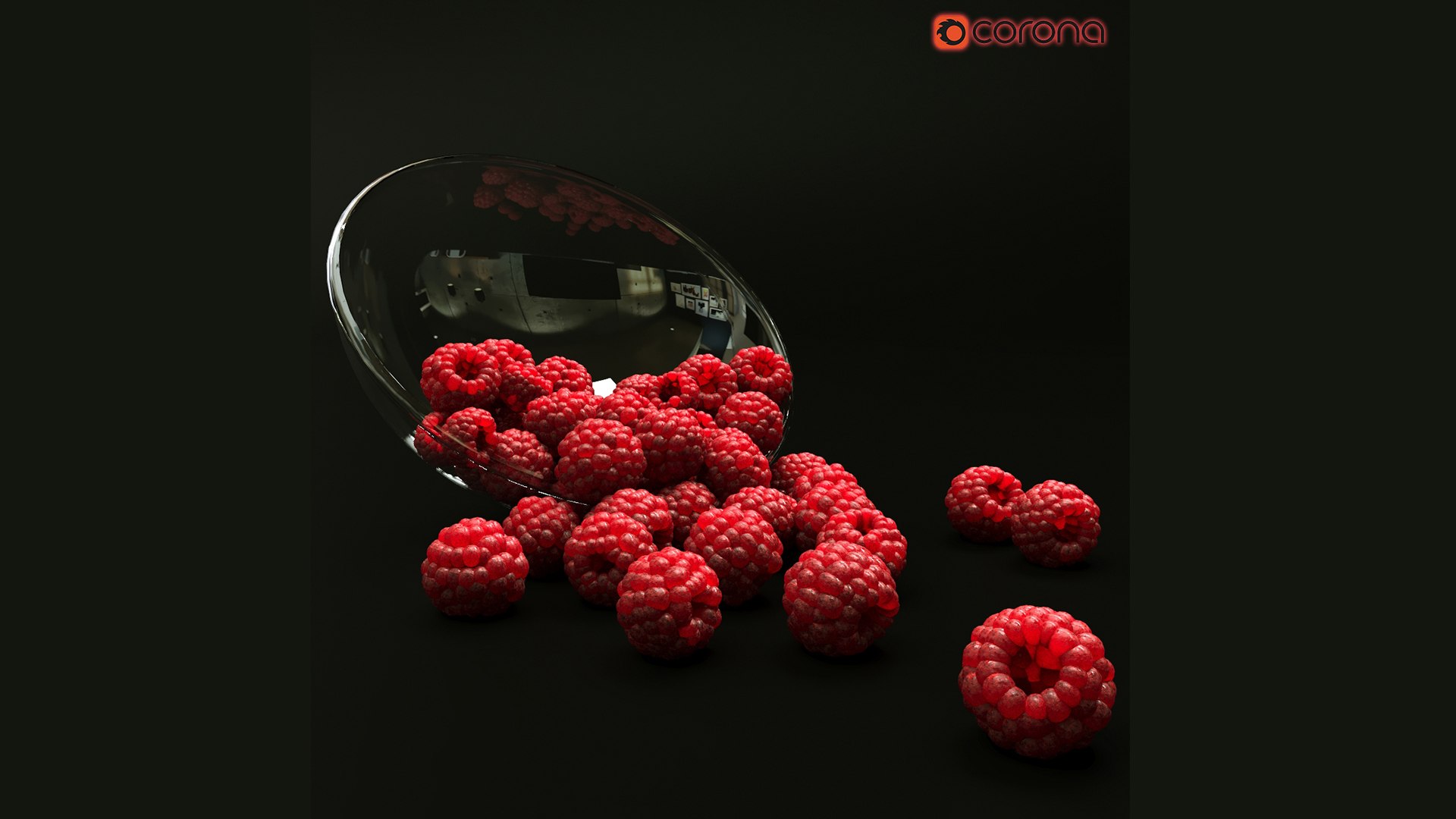3D Raspberries - TurboSquid 1881116