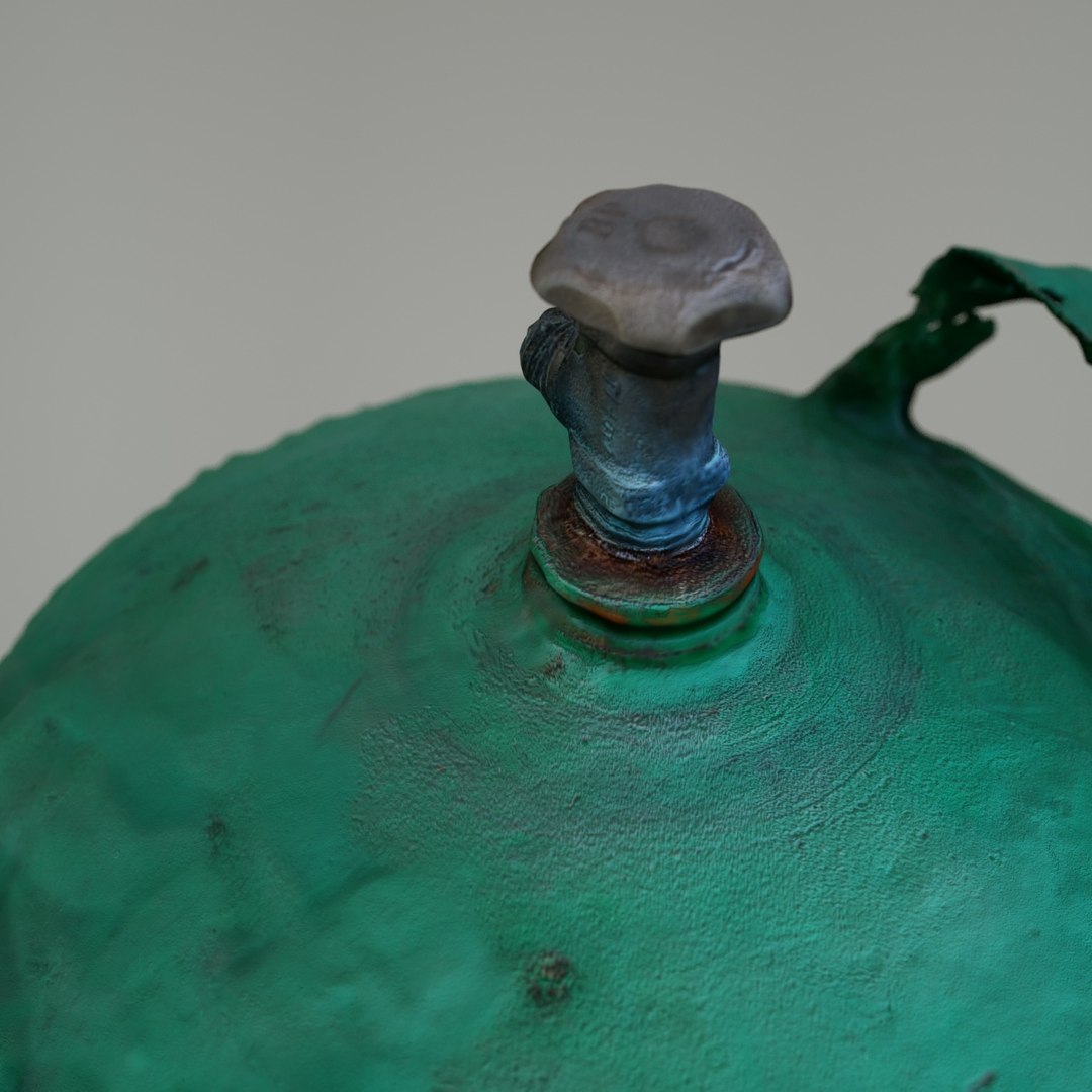 Gas Cylinder Scan 3d Model