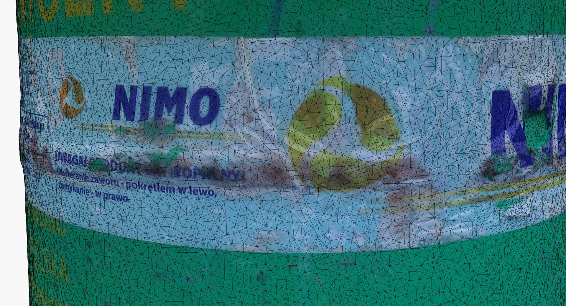 Gas Cylinder Scan 3d Model