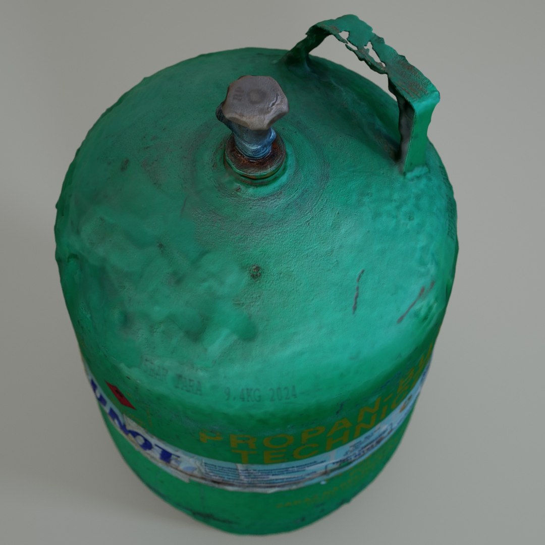 Gas Cylinder Scan 3d Model