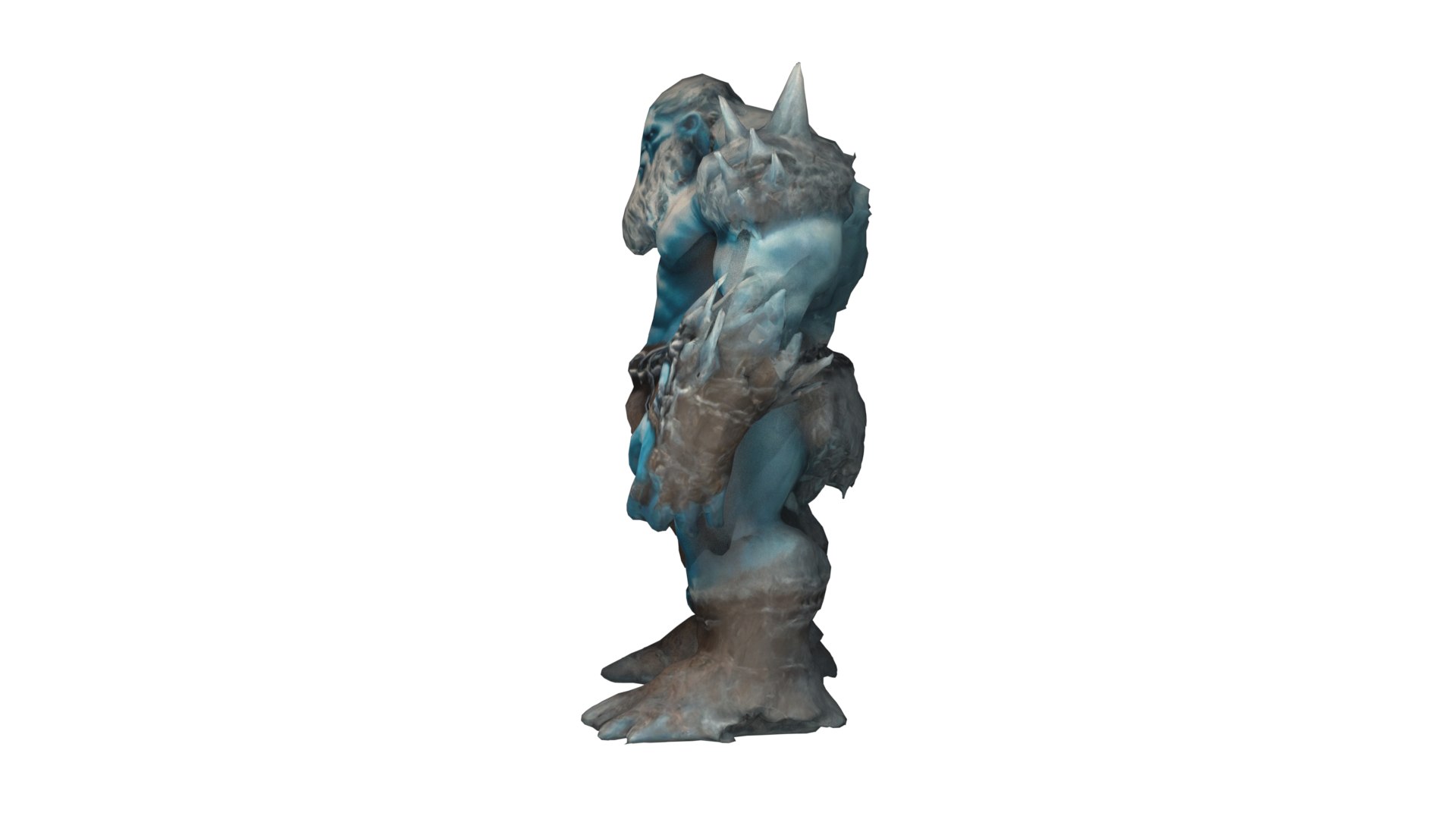 3D Frost Giant Monster Low-poly 3D Model Model - TurboSquid 2352264