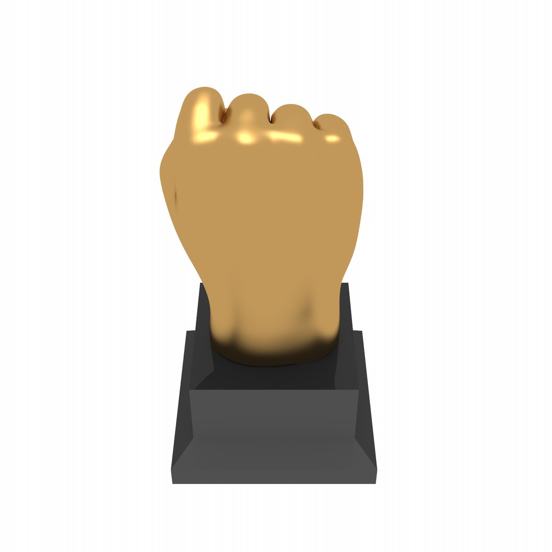 Trophy Award Hand Punch 3D Model - TurboSquid 1627226