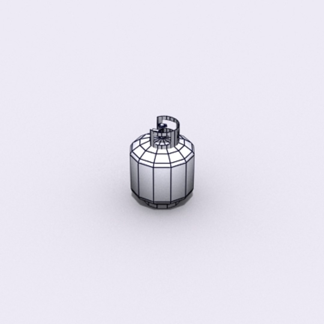 Propane Tank 3d Model