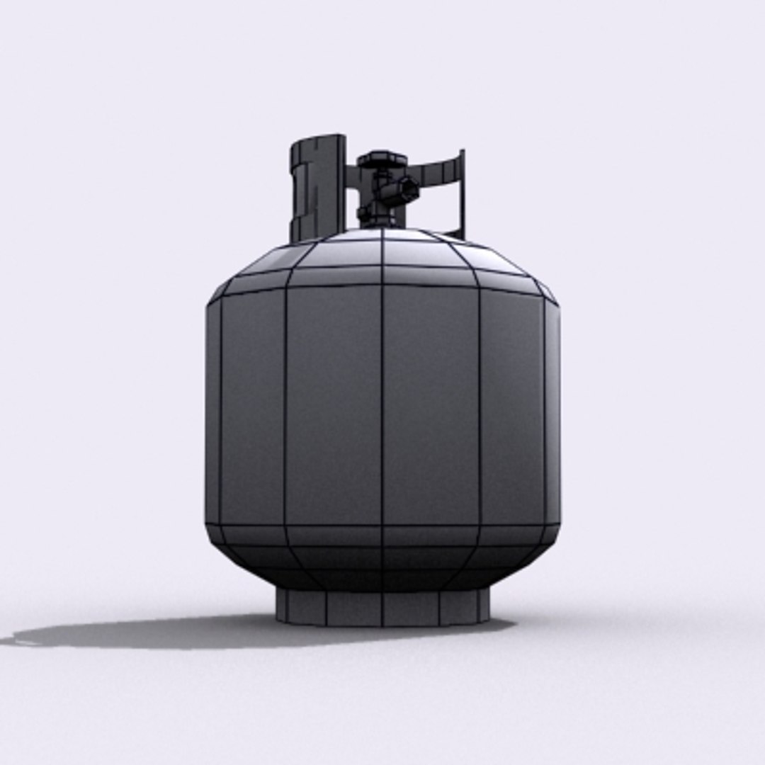 Propane Tank 3d Model