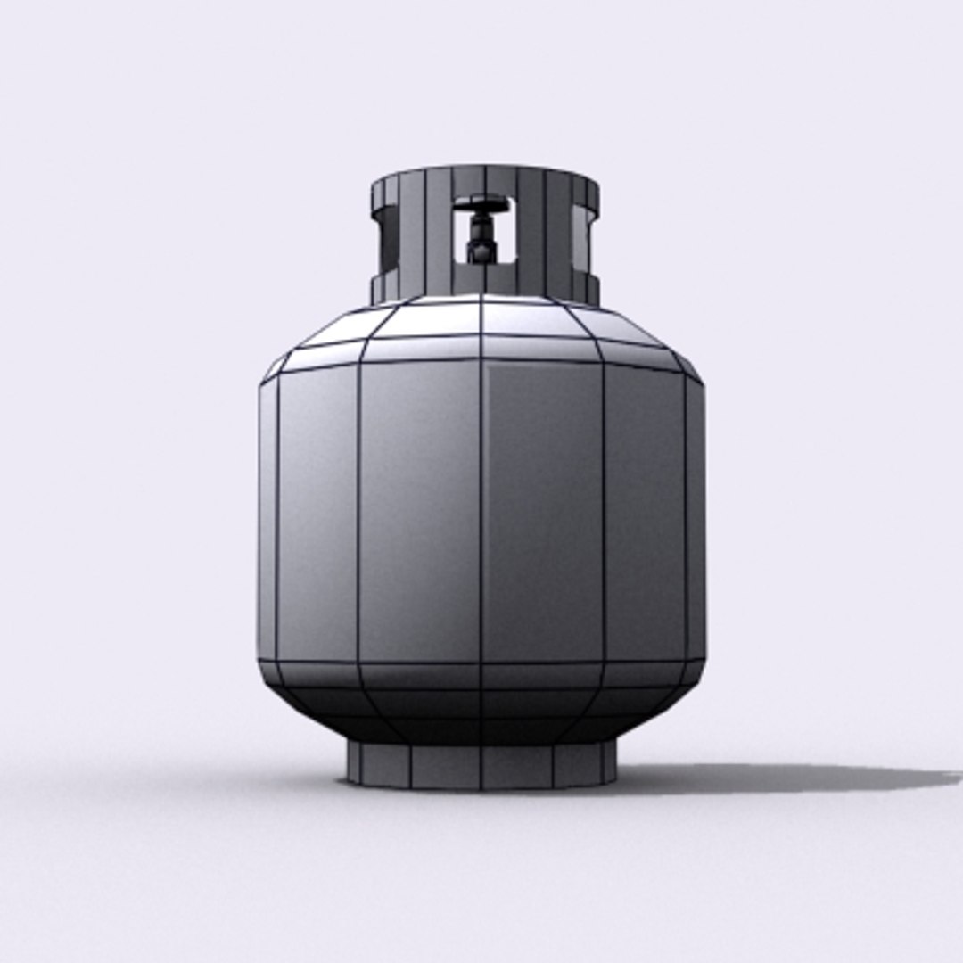 Propane Tank 3d Model