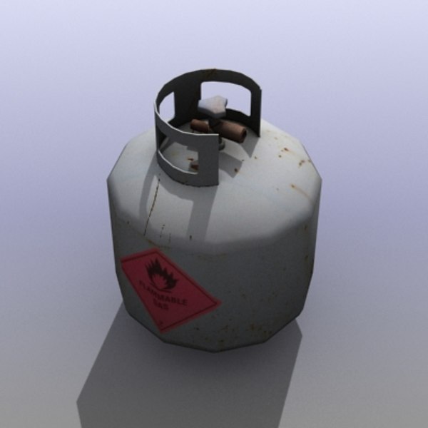 propane tank 3d model