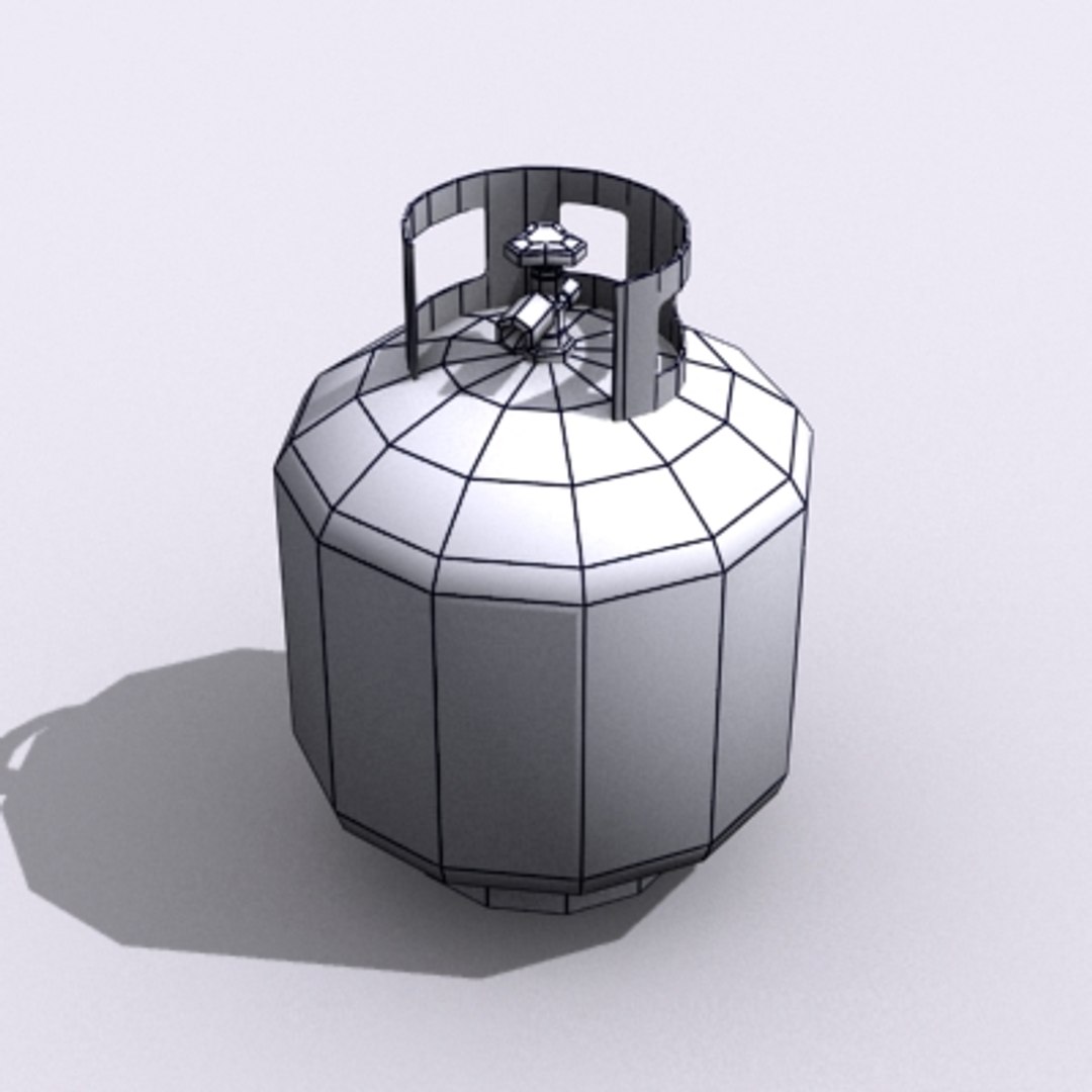 Propane Tank 3d Model