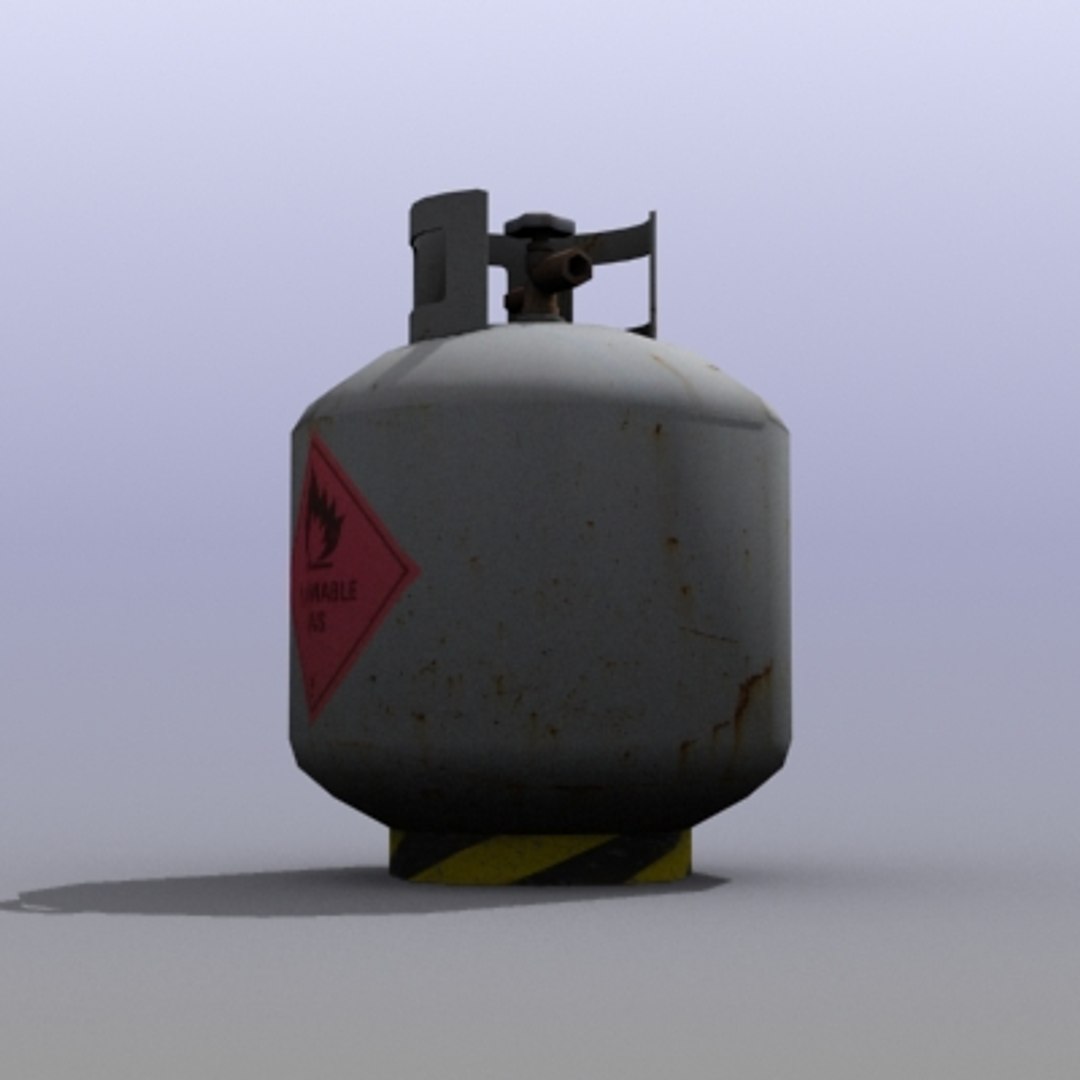 Propane Tank 3d Model