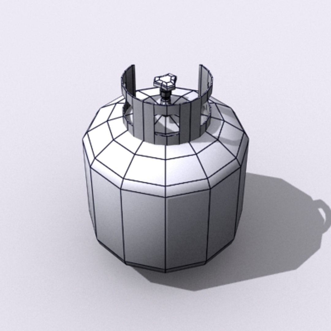 Propane Tank 3d Model
