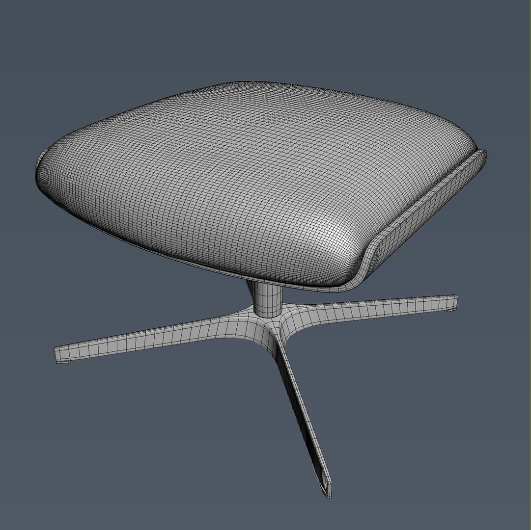 Alberta Armachair Pouf - Honolulu 3D Model 3D Model - TurboSquid 1969826