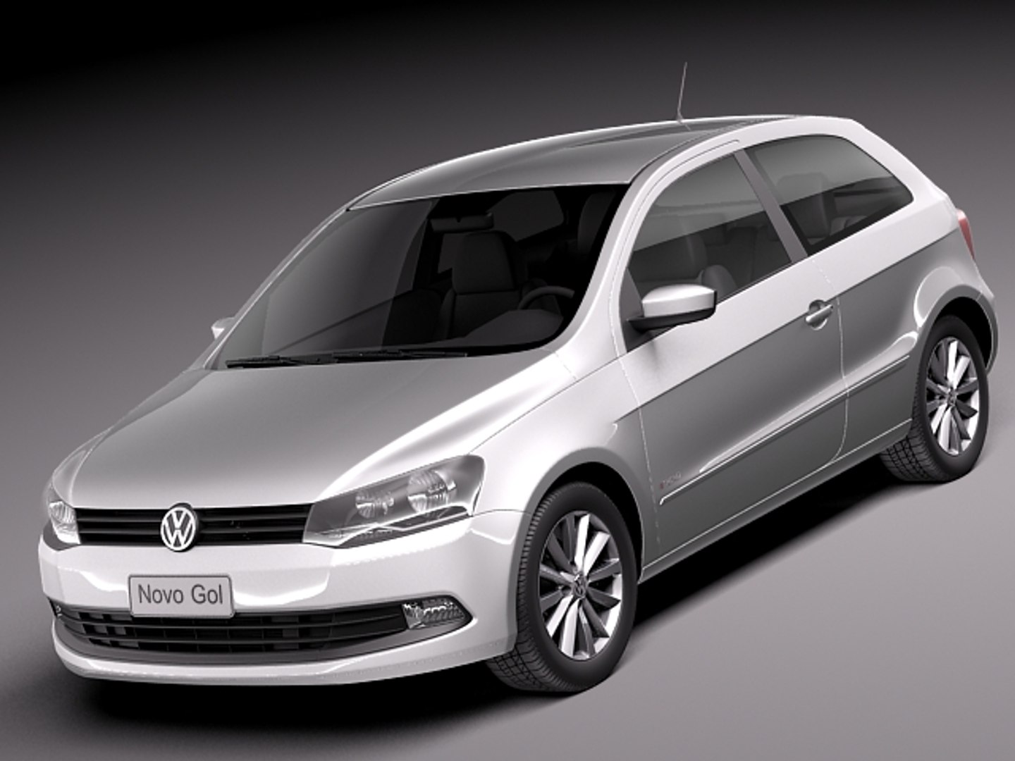 Volkswagen Gol 2013 Car 3d C4d