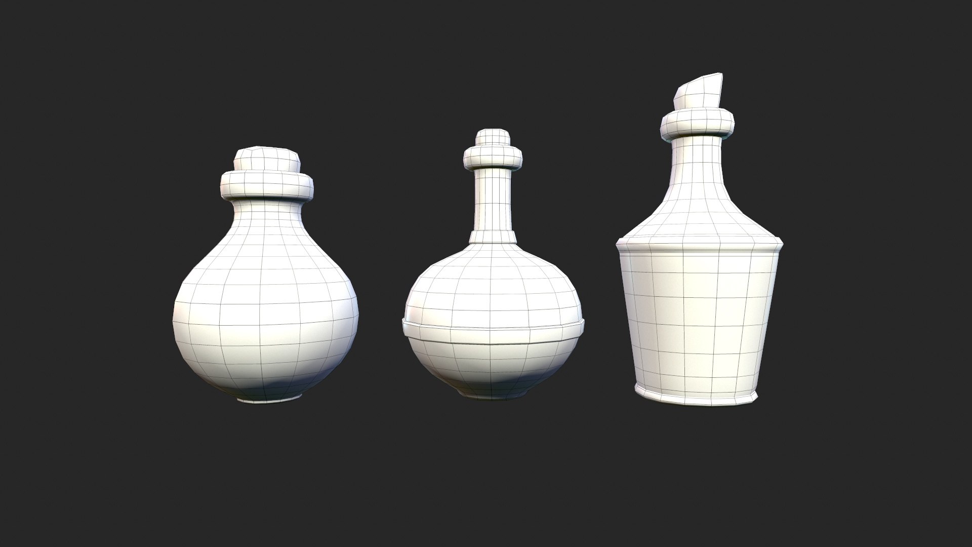 Stylized Alchemist Flasks 3D Model - TurboSquid 1716034